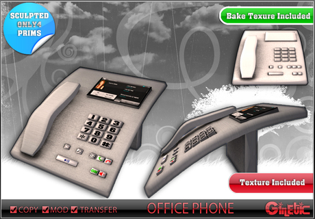Second Life Marketplace - [G] Office Phone Pack